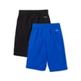 Athletic Works Boys Core DriWorks 2-Pack Shorts, Sizes 4-18 & Husky ...