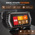 ANCEL V3 Elite OBD2 Scanner For BMW Mini Full System Bidirectional ...