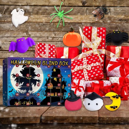 Jue Fish Halloween 30 Cell Blind Box Halloween 30 Days Of Stress Relief ...