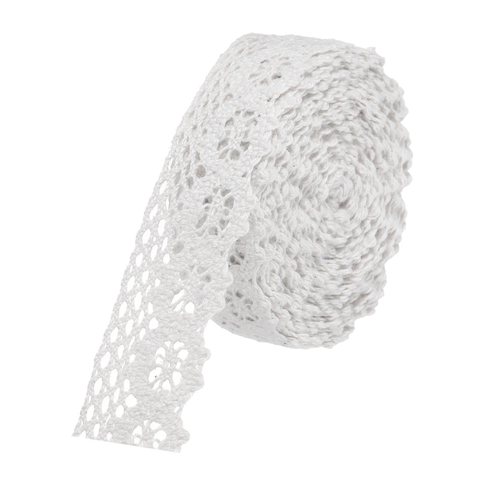 Unique Bargains Ruban de Bordure en Dentelle 30 Yards 1 Pouce Coton ...