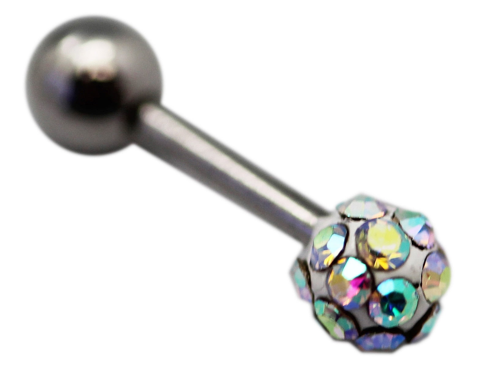 Sparkling Ferido Ball Barbell Piercing (1 mm, 18 Gauge) - 1 Piece ...