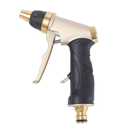 YDJKET Garden Hose Spray Gun, High Performance Brass Garden Hose Nozzle ...