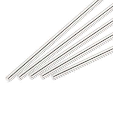 5mm x 100mm 304 Stainless Steel Solid Round Rod for DIY Craft - 2Pcs - Walmart.com