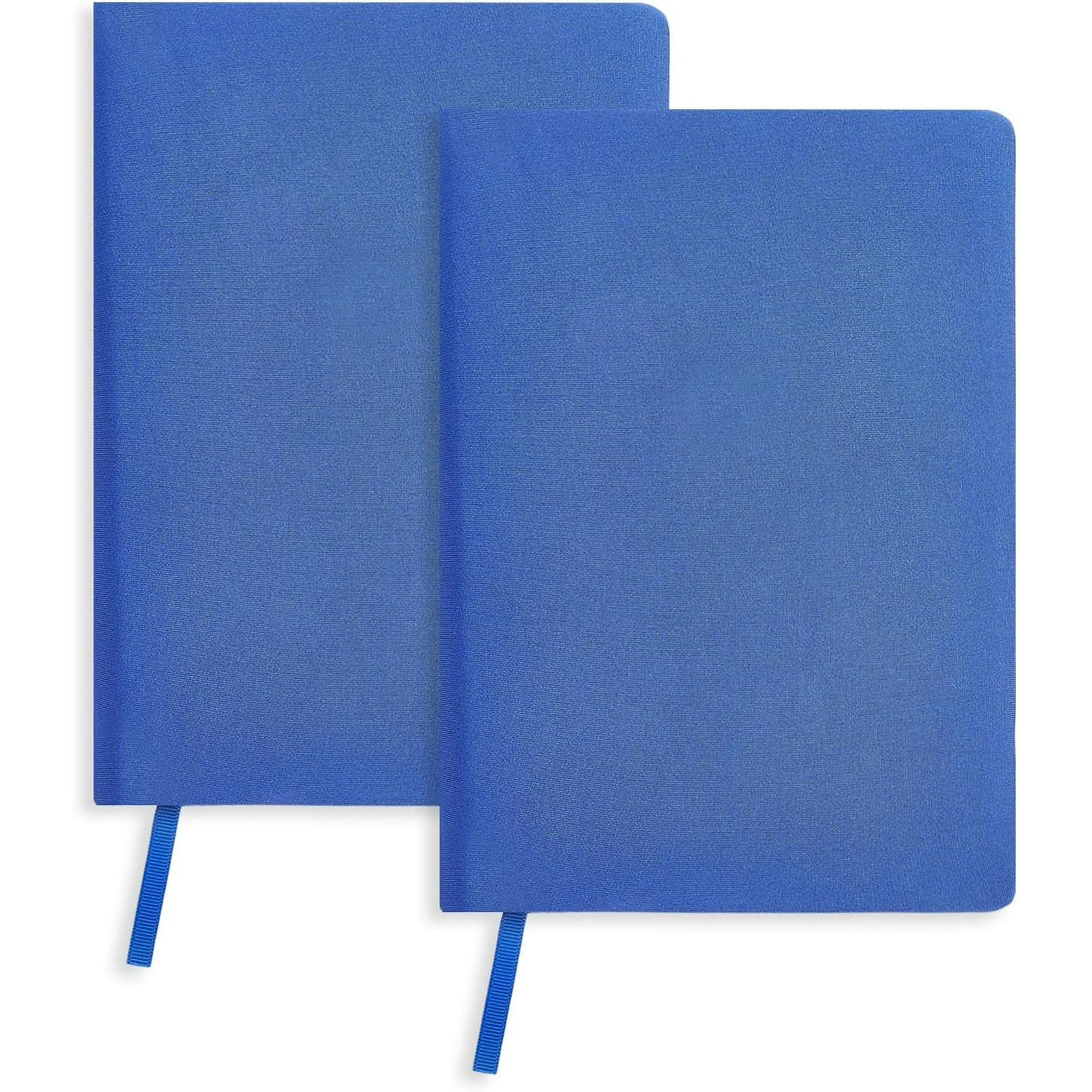 Click here for Nobrand 2 Pcs Dark Blue Cloth Book Covers With Rib... prices