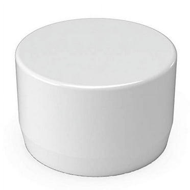 FORMUFIT F001ECT-WH-10 PVC Table Cap, Furniture Grade, 1" Size, White ...
