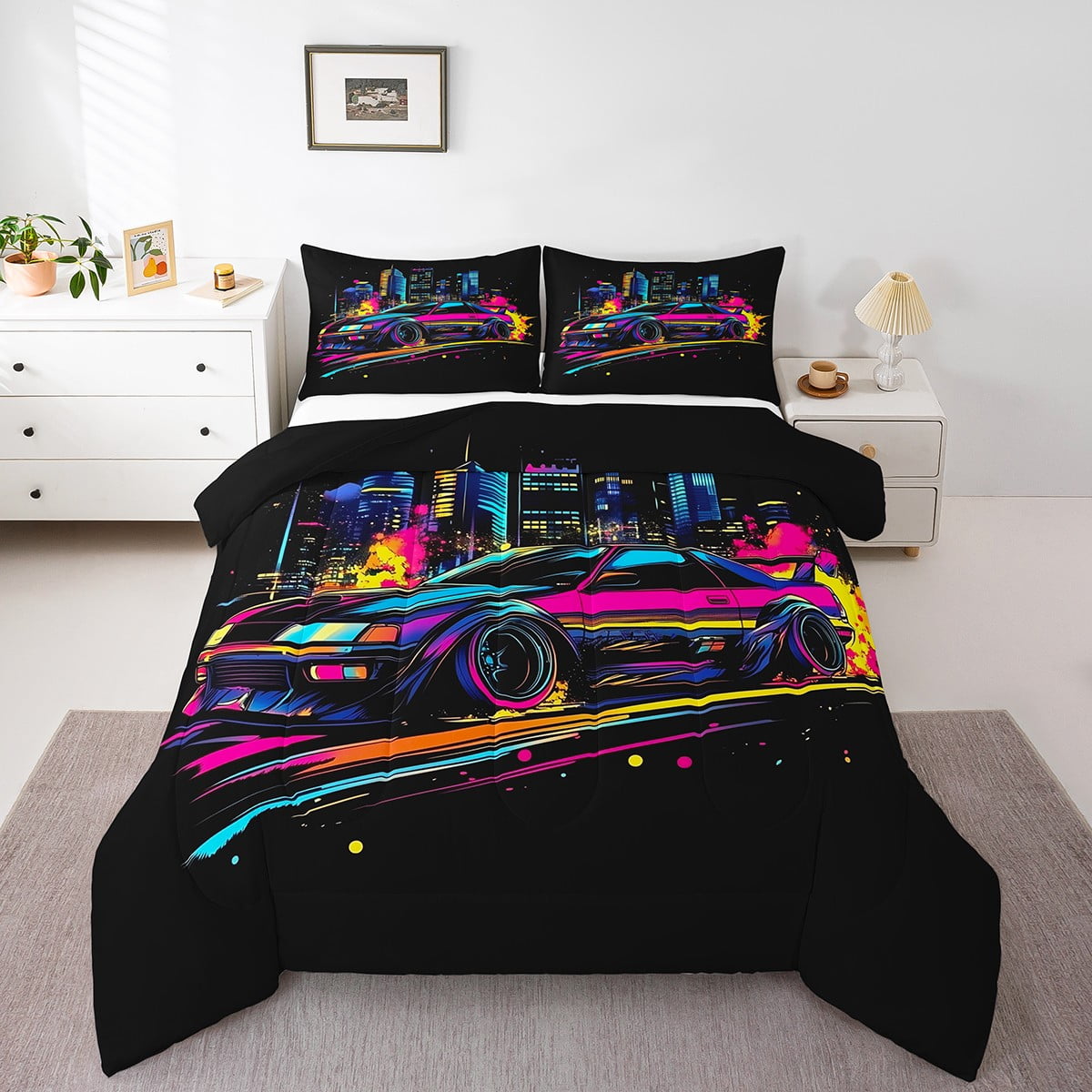 Click here for Yst Luxury Car Bedding Set For Kids Adults speed S... prices