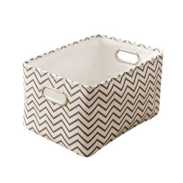 Simplify 2 Pack Large Woven Shelf Storage Basket in Grey - Walmart.com