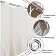 Brown Ombre Striped Shower Curtain, Modern Abstract Geometric Brown ...