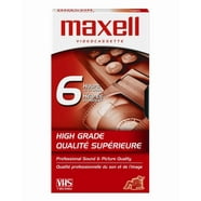 Maxell 8mm GX-MP 120 Videotapes (6-pack) - Walmart.com