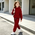 Spazoro Girls Boys Activewear 2 Piece Outfit with Pockets, Fall Winter ...