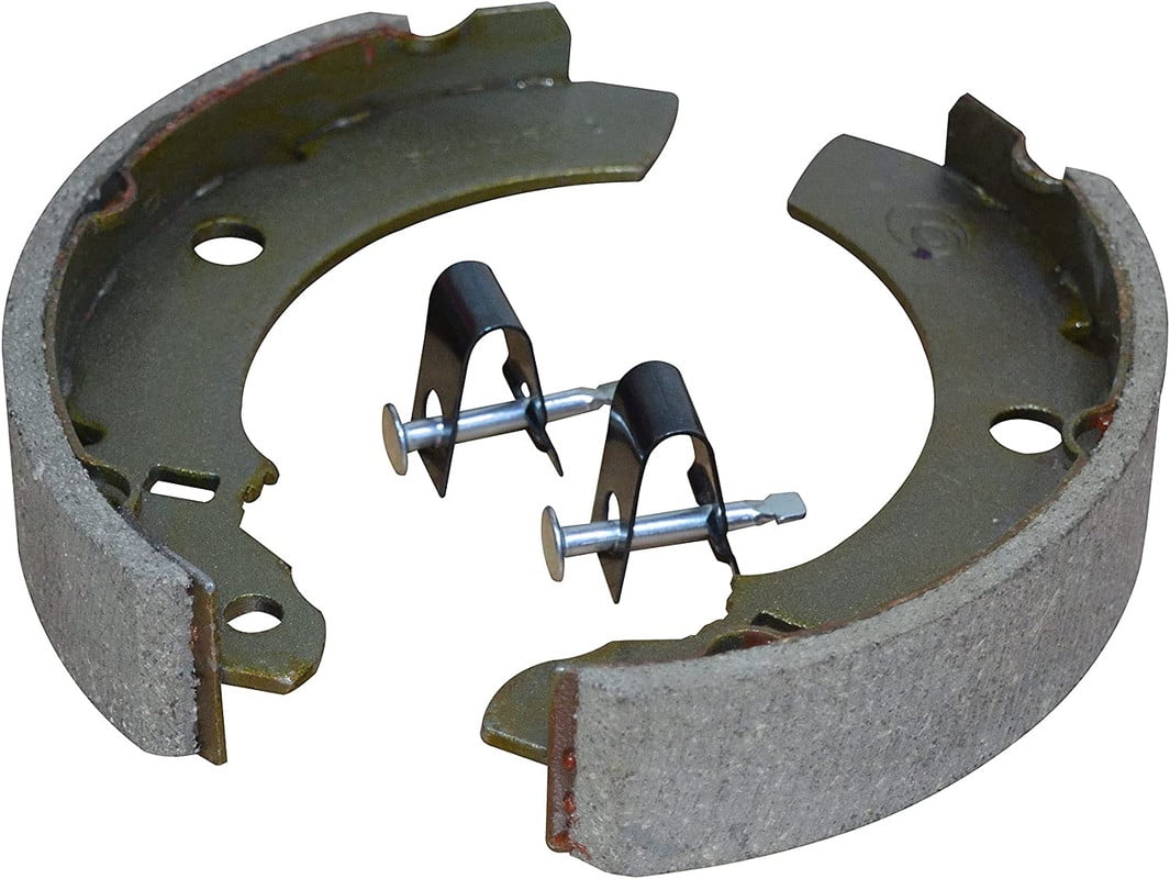 APSMOTIV Pair of Brake Shoe Set with Clamp Spring Kit is a set of ...
