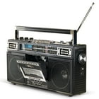 TechPlay Monster 1980S-Style Boom Box CD Player, Cassette Player ...