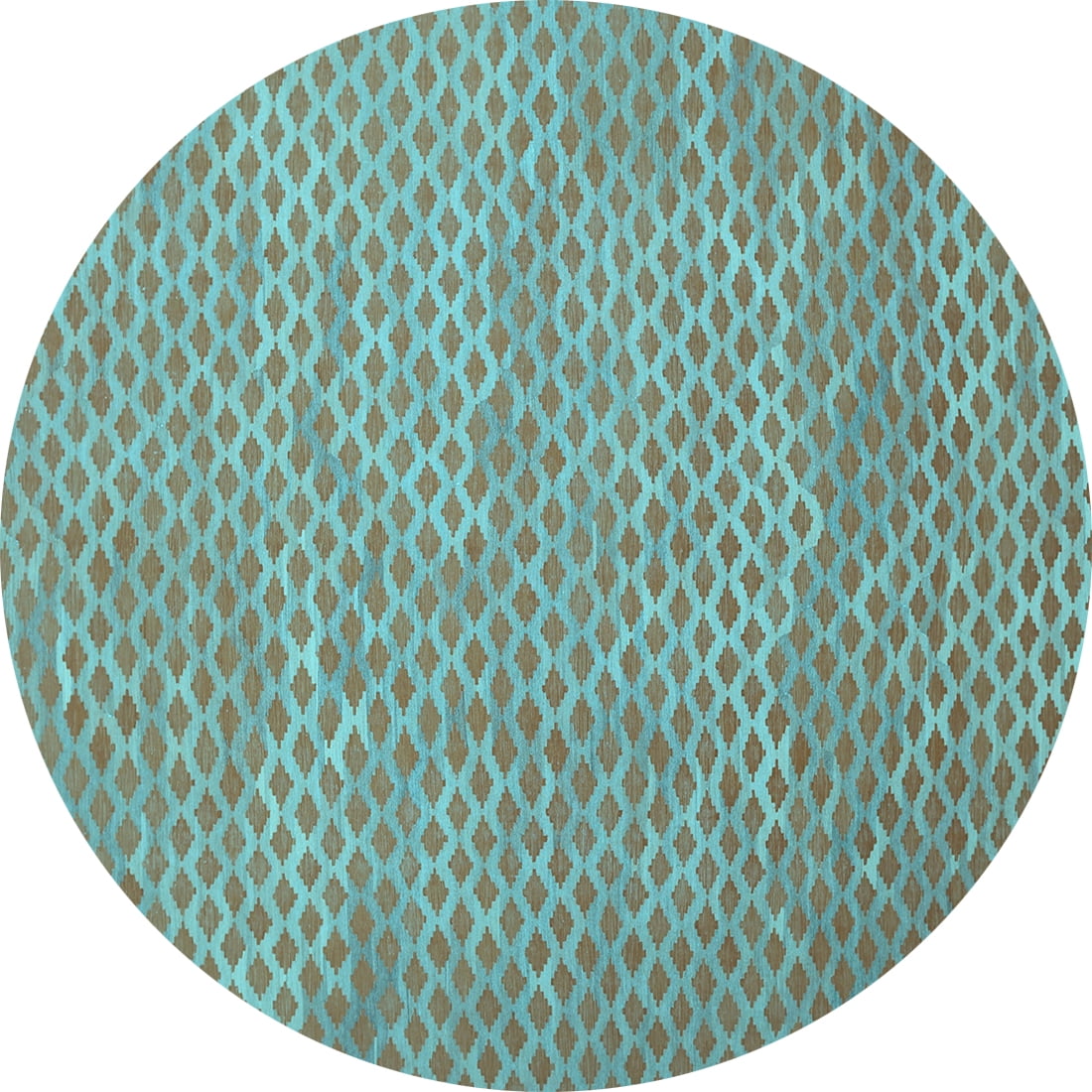 Ahgly Company Indoor Round Abstract Light Blue Contemporary Area Rugs ...