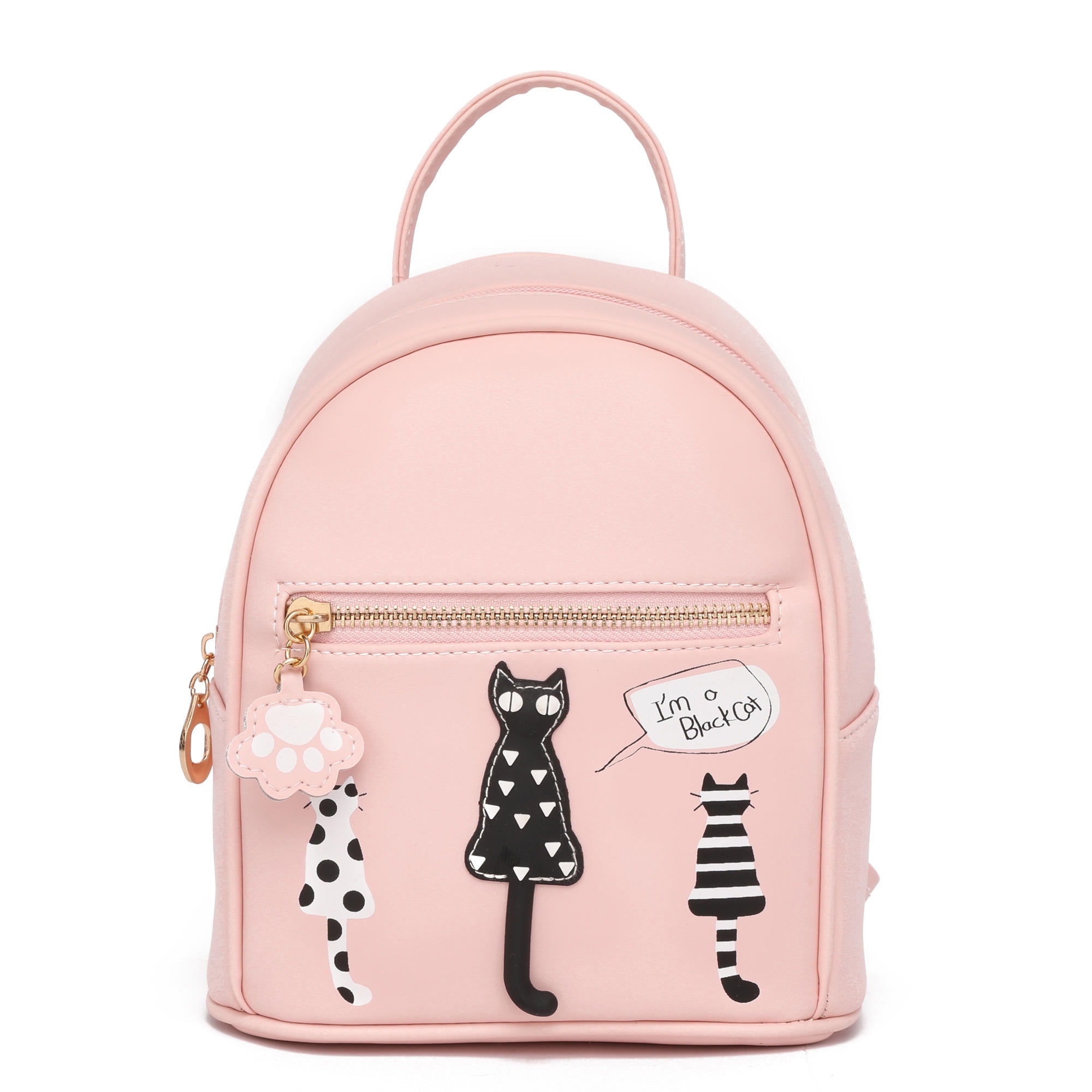 Mini Backpack, Cartoon Cat Printed 8.7" x 3.1" x 7.8" | Walmart Canada