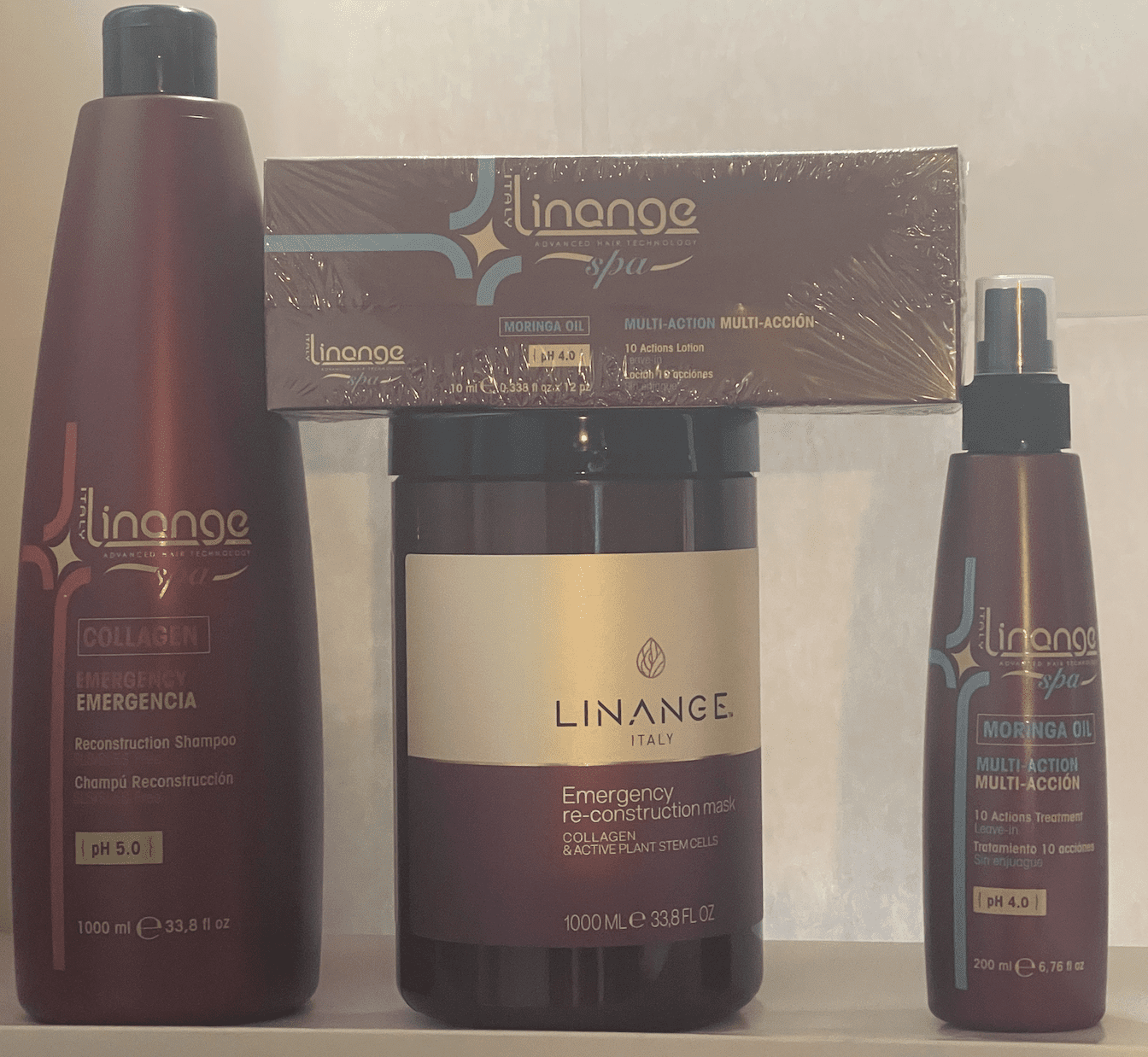 cheap collection 1.51 Linange - Emergency Collagen Shampoo+Mask Set ...