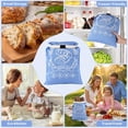 2 Pack Beeswax Bread Bags with Zipper, XL(13x17in) Sourdough Bread ...