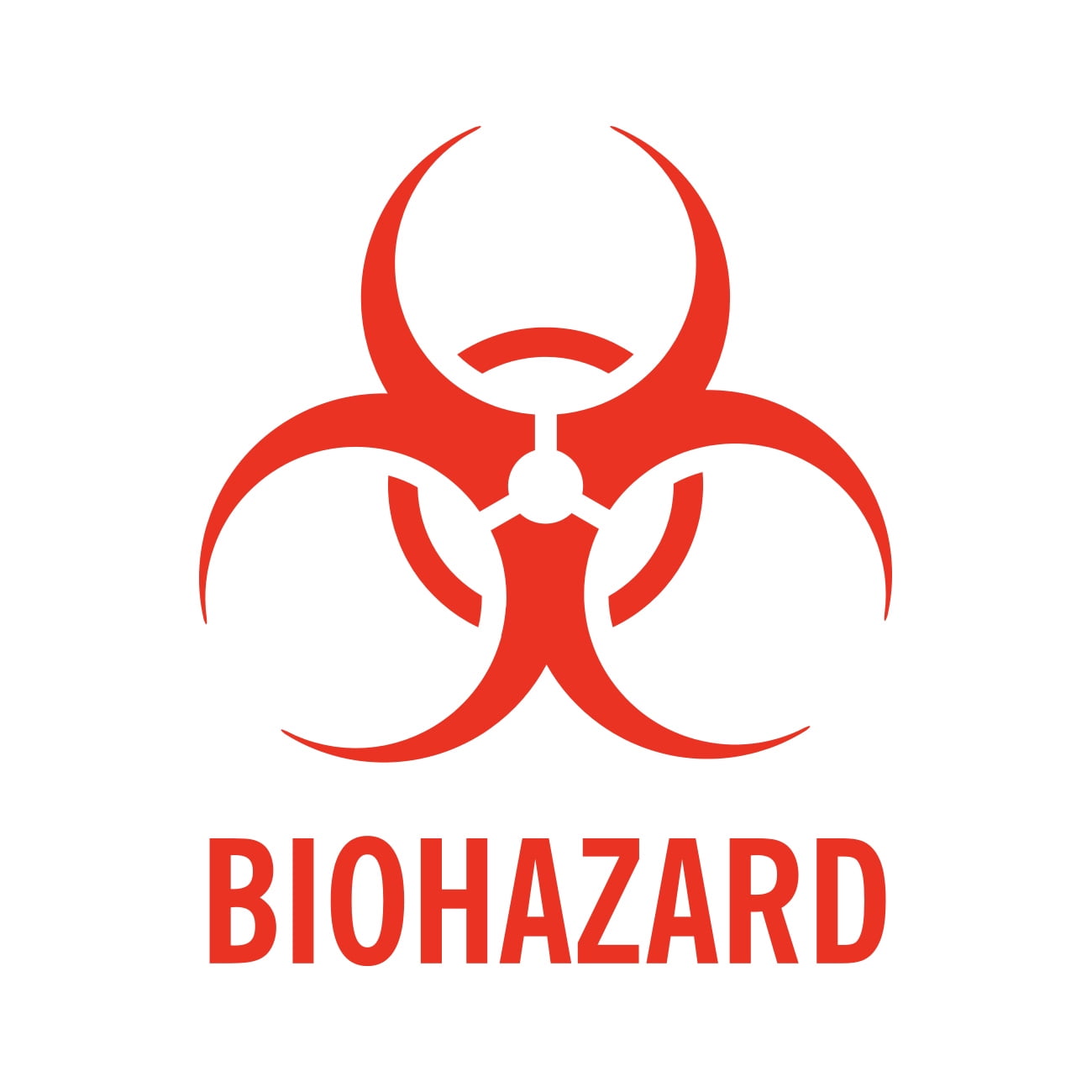 Biohazard Sticker Decal Die Cut - Self Adhesive Vinyl - Weatherproof ...