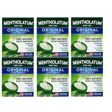 Mentholatum Original Ointment 4 Pack - Topical Analgesic with Aromatic ...