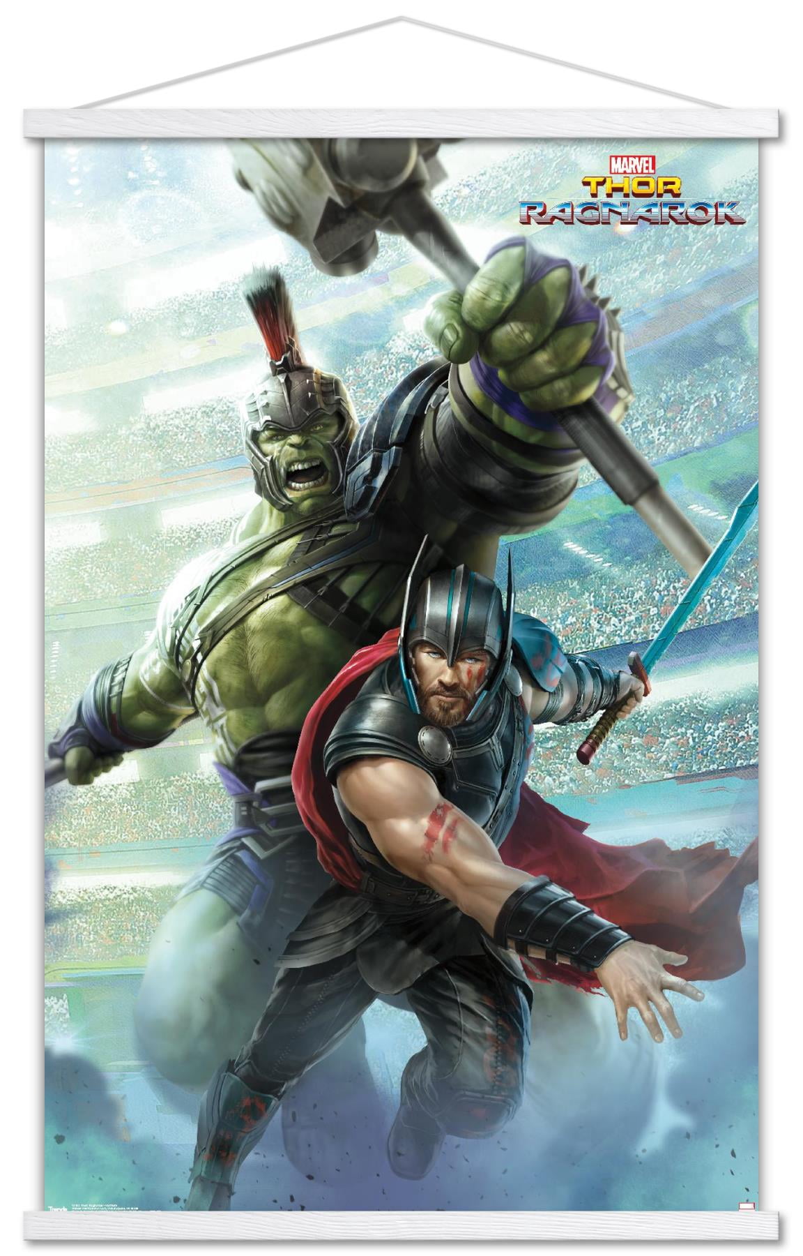 Marvel Cinematic Universe - Thor: Ragnarok - Warriors Wall Poster with ...