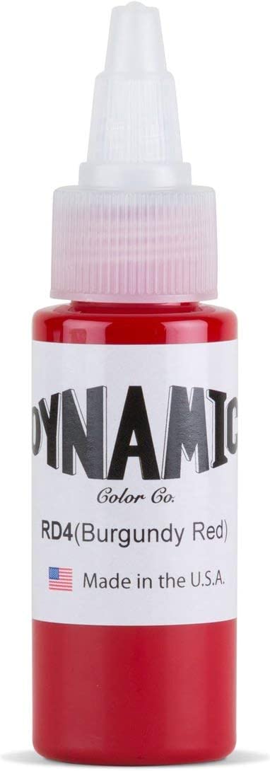 Dynamic Burgundy Red Tattoo Ink – Professional Long-Lasting Tattooing ...