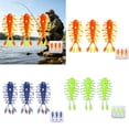 3pack Floating Hollows Artificial Sea Cucumber Lures Durability ...