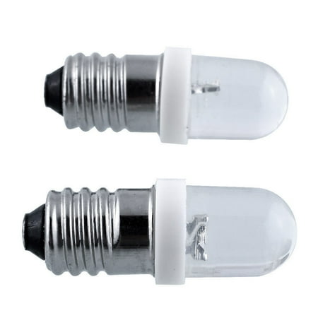 E10 Light Bulbs DC 6/12/24V LED Screw Base Indicator Bulb Mini Warning ...