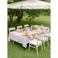 60x84 Inch Outdoor Tablecloth with Umbrella Hole Zipper Rectangle ...