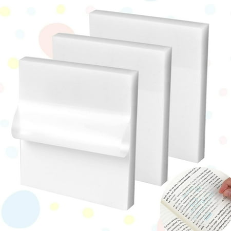 Sticky Notes Set, 150 Sheets Transparent Sticky Notes, Self Adhesive ...