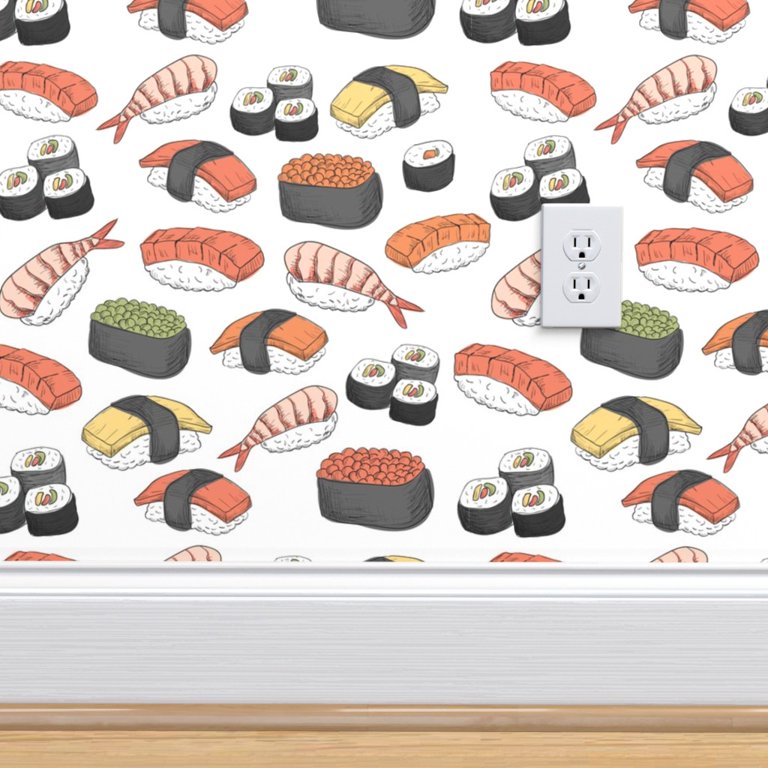 Sushi Roll Wallpaper