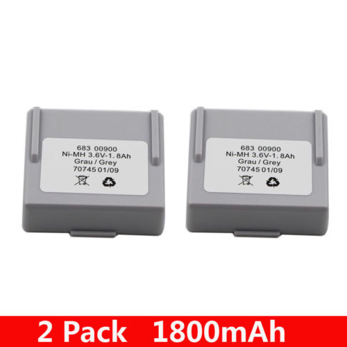 2PCS 3.6V 1800mAh 1.8Ah Battery 68300900 for HETRONIC Remote Control ...