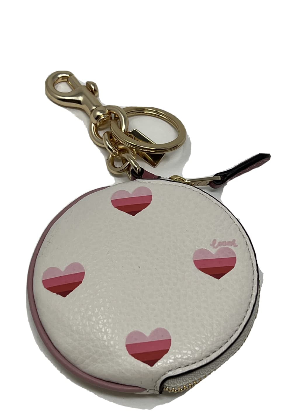Coach Women's Circular Coin Pouch With Heart Print - Walmart.com