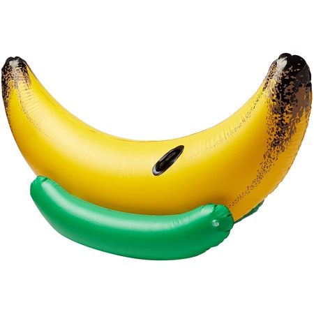 IYEFENG Giant Inflatable Ride-On Banana Float, Yellow Banana Float ...