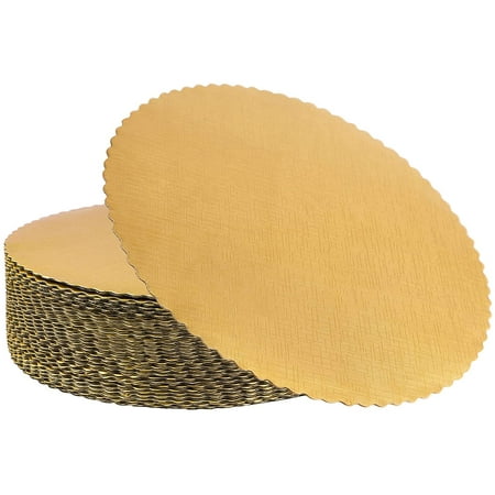 30 Pack Cake Boards 10 Inch Round Cake Base Cardboard Circles Scalloped ...