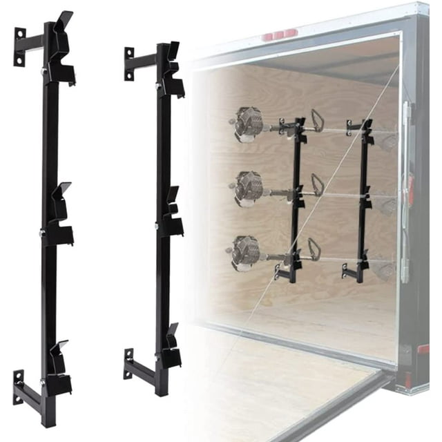 NIXFACE Trimmer Rack 3 Place Trimmer Racks for Enclosed Trailers Wall ...