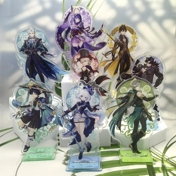 Anime Figures Wanderer Hutao Alhaitham Lyney Kaveh Wriothesley Furina Neuvillett Acrylic Stand Model Plate Desk Decor Sign Gifts Walmart