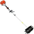Power Snow Sweeper Brush Machine, 52cc Gasoline Walk-Behind Power Broom ...