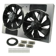 Derale Performance 16826 Gray/Black High Output Dual Radiator Fan ...
