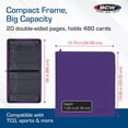 1 BCW Purple 12-Pocket Z-Folio LX Album - Walmart.com