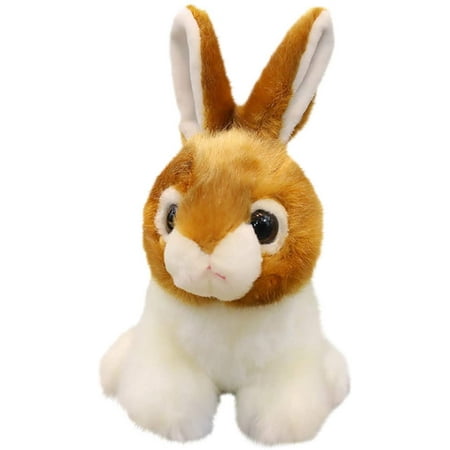 Stuffed Animal Plush Toy – Realistic Stuffed Animal Plush Bunny– Hand ...