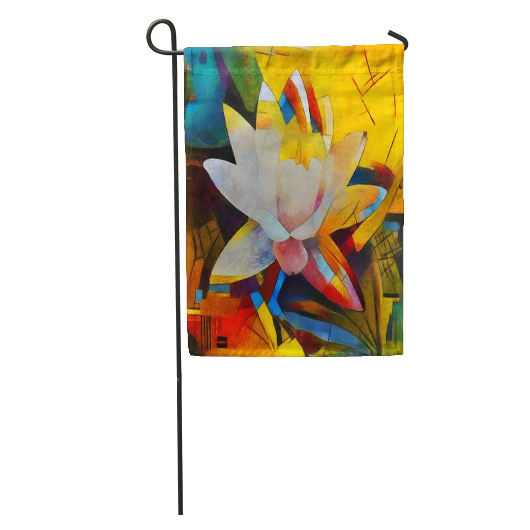 LADDKE Floral Bouquet Abstraction in The Modern of Kandinsky Executed ...