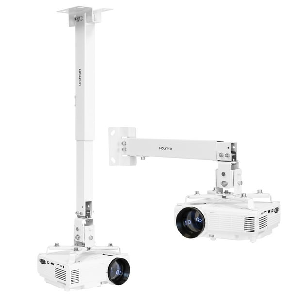 Mount-It! Full Motion Projector Wall & Ceiling Mount, 44lb Load ...