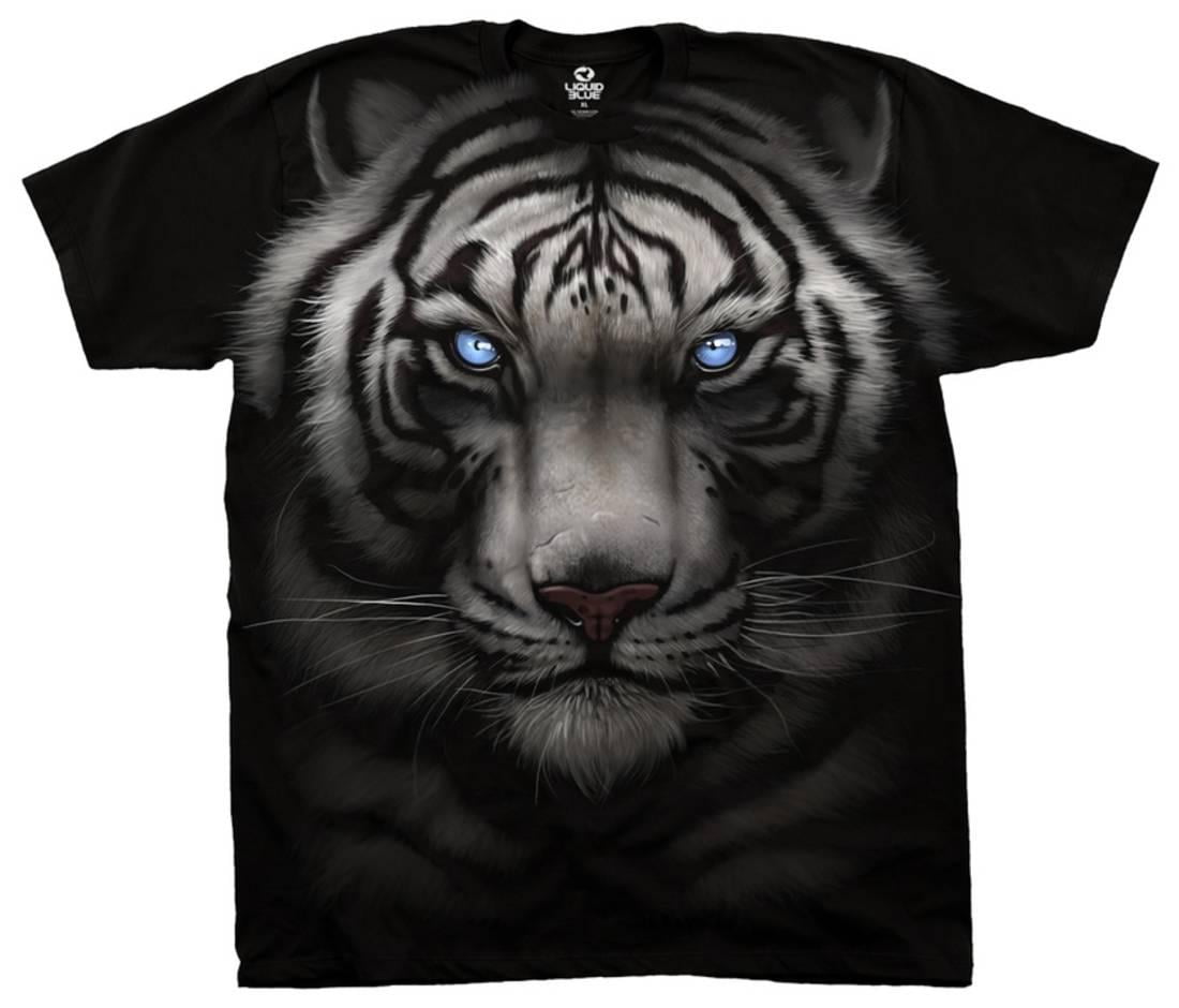 Majestic White Tiger Apparel T-Shirt - Black - Walmart.com