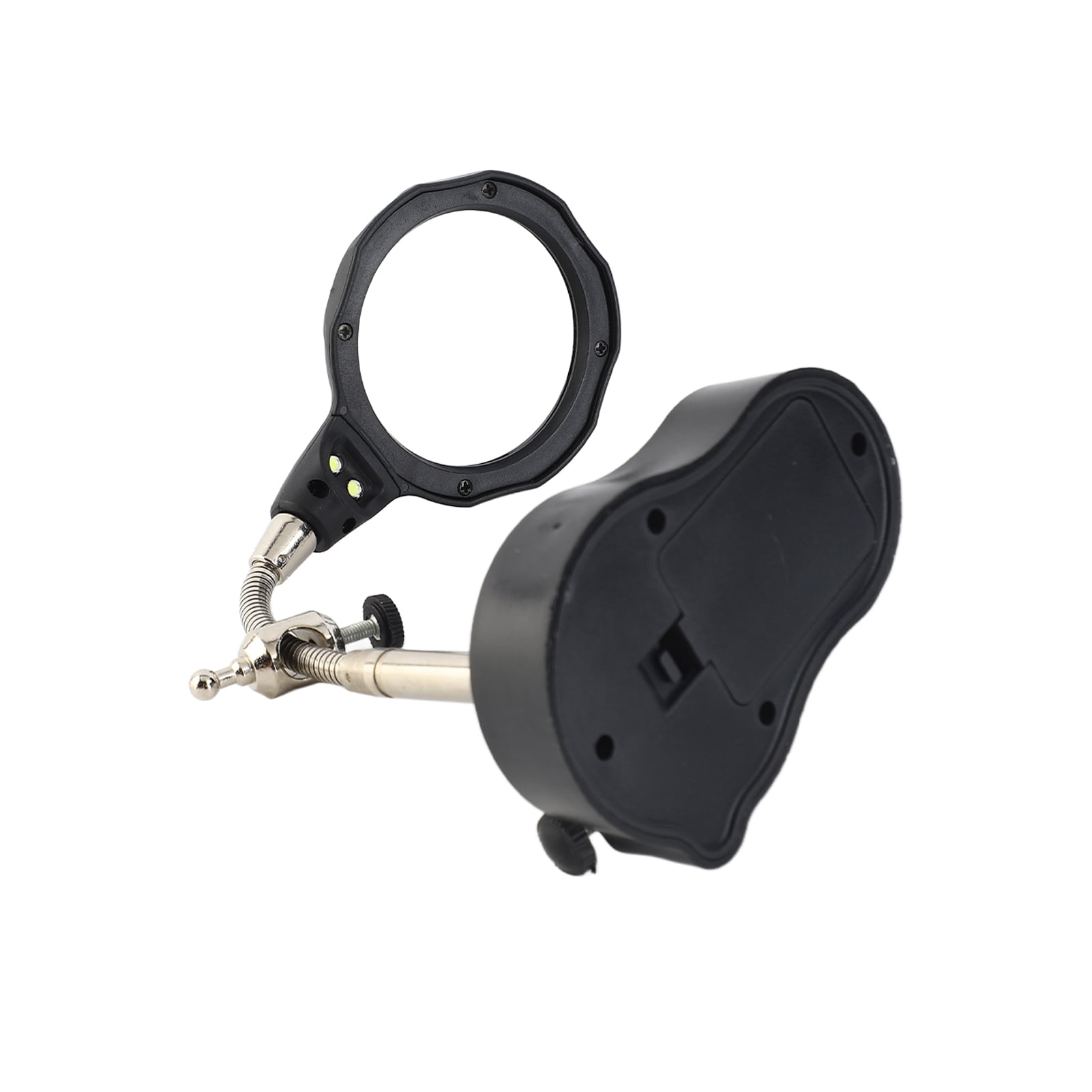 Vidrio de Lupa de Lupa LED de Soporte con Brazo de Abrazadera de Luz en ...