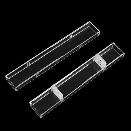 Pen Case Holder Transparent Plastic Empty Display Storage Empty Pen Box ...