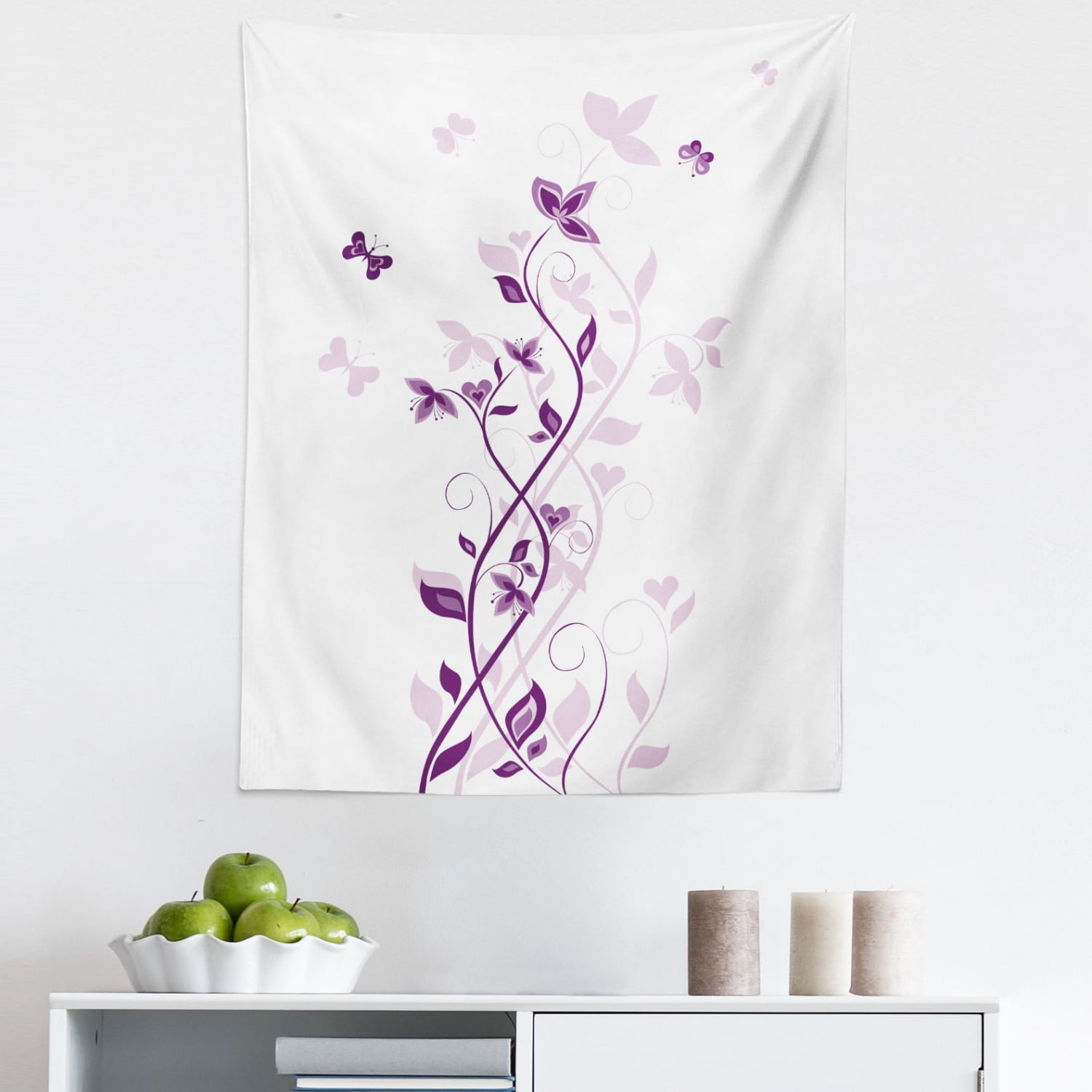 Spring Tapestry, Violet Tree Swirling Persian Lilac Blooms with ...