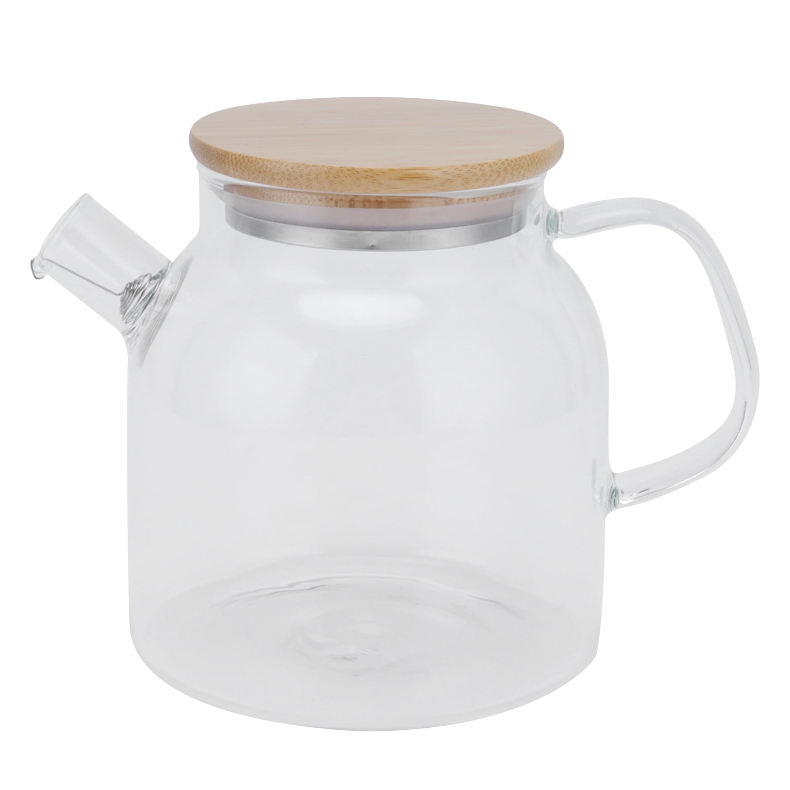 Tea Kettle, Glass Large Capacity 600ml Transparent Heat Resistant Tea ...