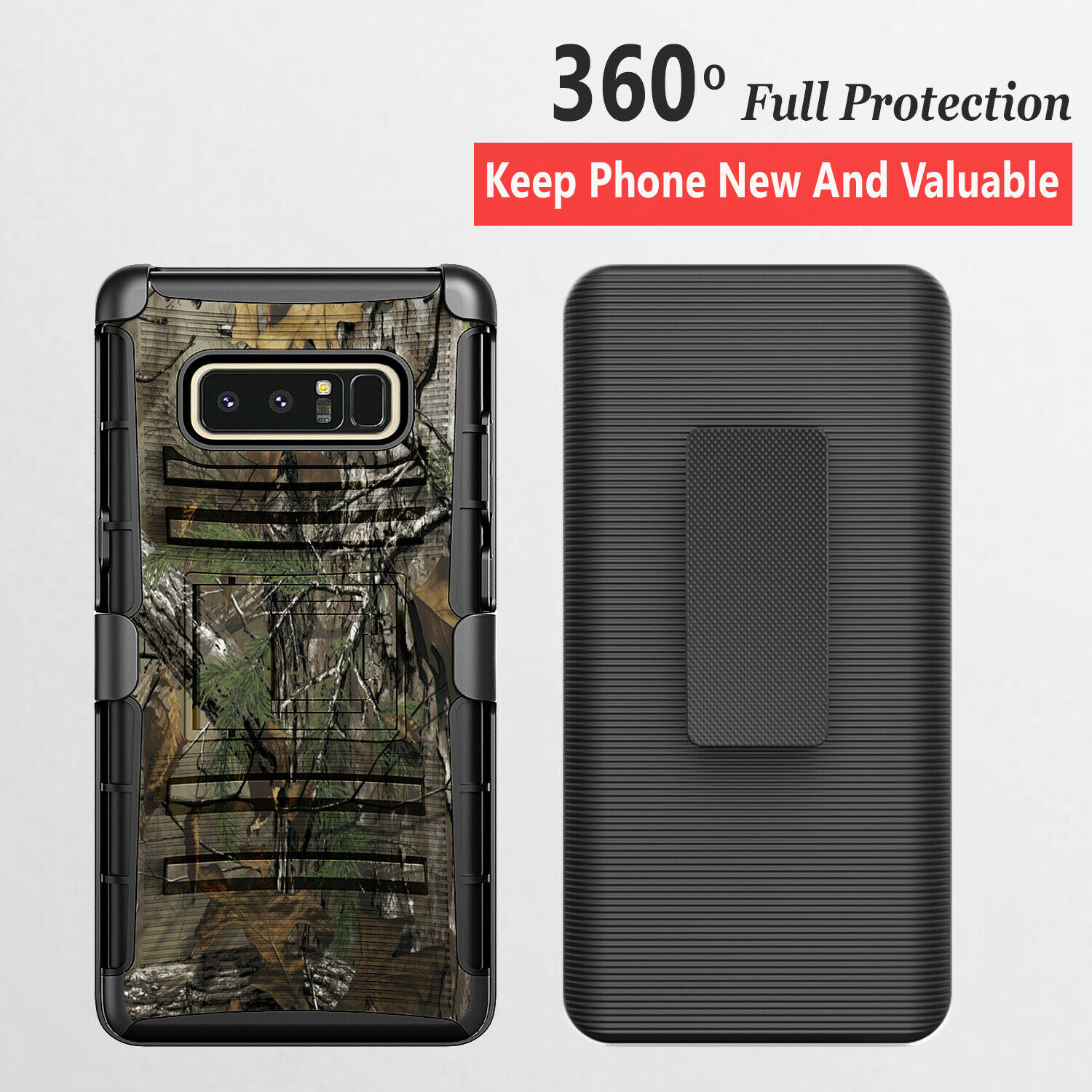 Samsung Galaxy Note 10 Phone Case, Dual Layers [Combo Holster] And ...