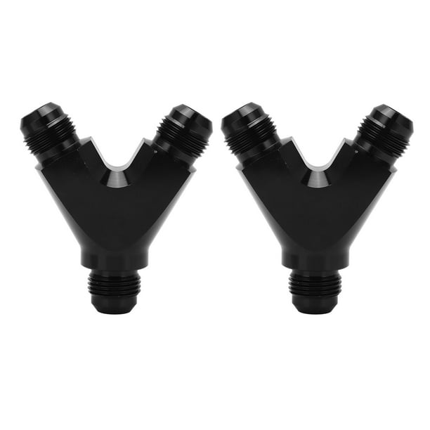 Y Block Fuel Splitter Connector,2 Pcs Y Block Fitting Junction Coupler ...
