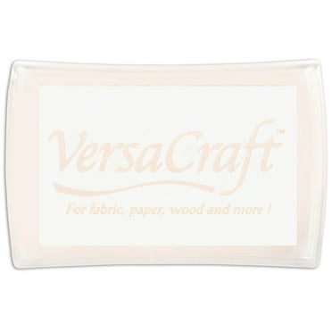StazOn Solvent Ink Pad, Large Opaque Cotton White, Ideal for Stamping ...