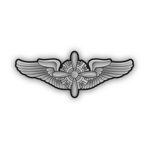 Flight Engineer Badge FE Wings Sticker Decal - Self Adhesive Vinyl ...